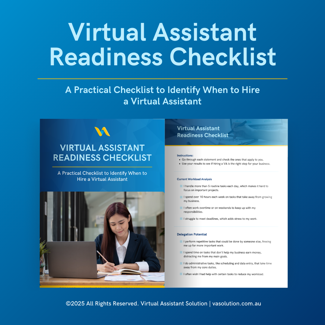 When to Hire a Virtual Assistant | Free Checklist - Virtual Assistant ...